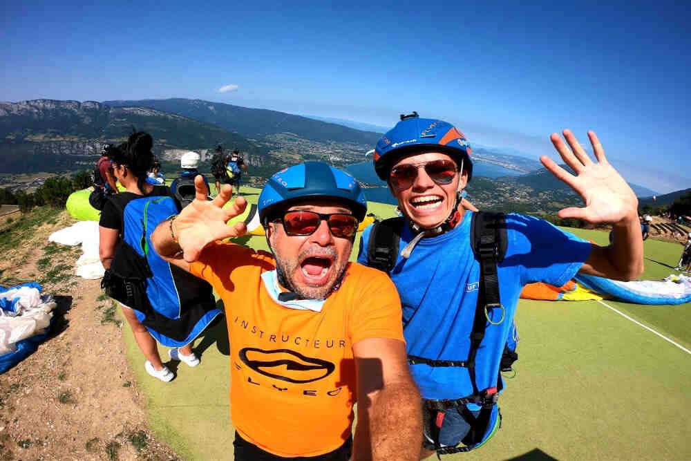 Le plus beau spot de parapente d'Annecy - Terreo Canyoning